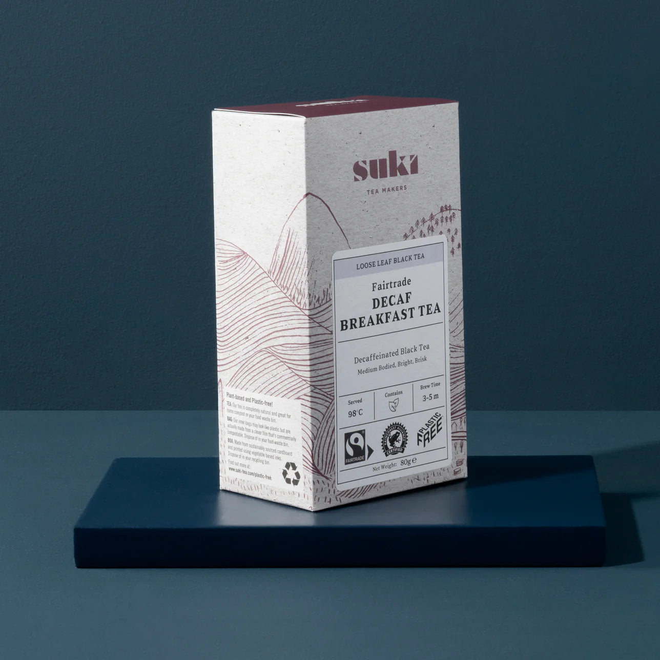 Suki Fairtrade Decaf Breakfast Tea Loose Leaf 200g – Discount Coffee